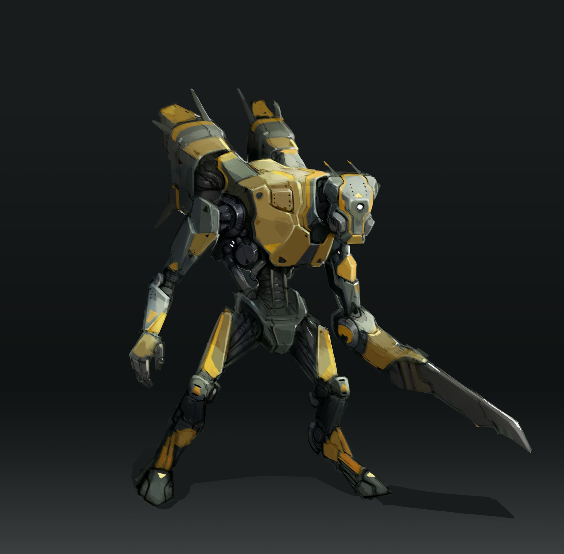 ArtStation - robot sketch