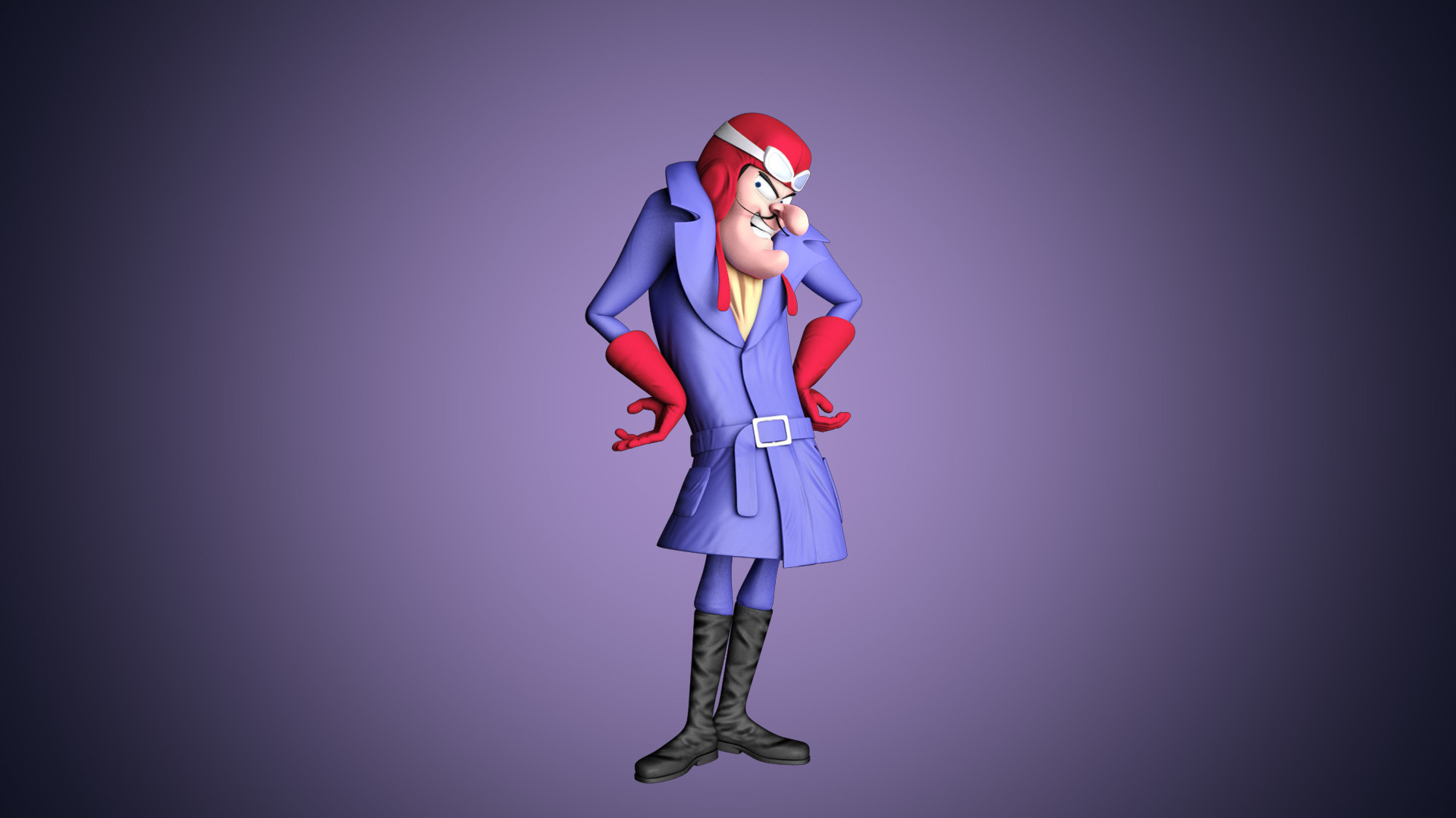 ArtStation - Dick Dastardly Character Demoreel
