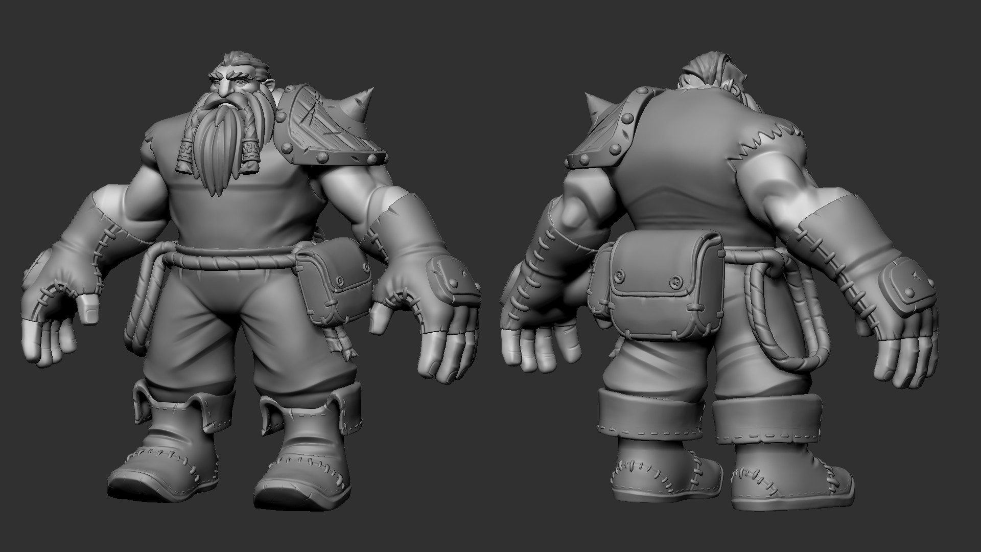 ArtStation - Dwarf Brawler