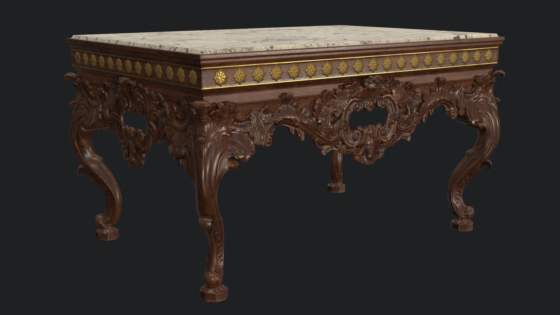 ArtStation - Victorian Style Table