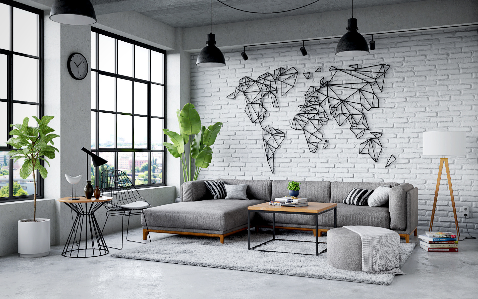 ArtStation - Industrial Interior