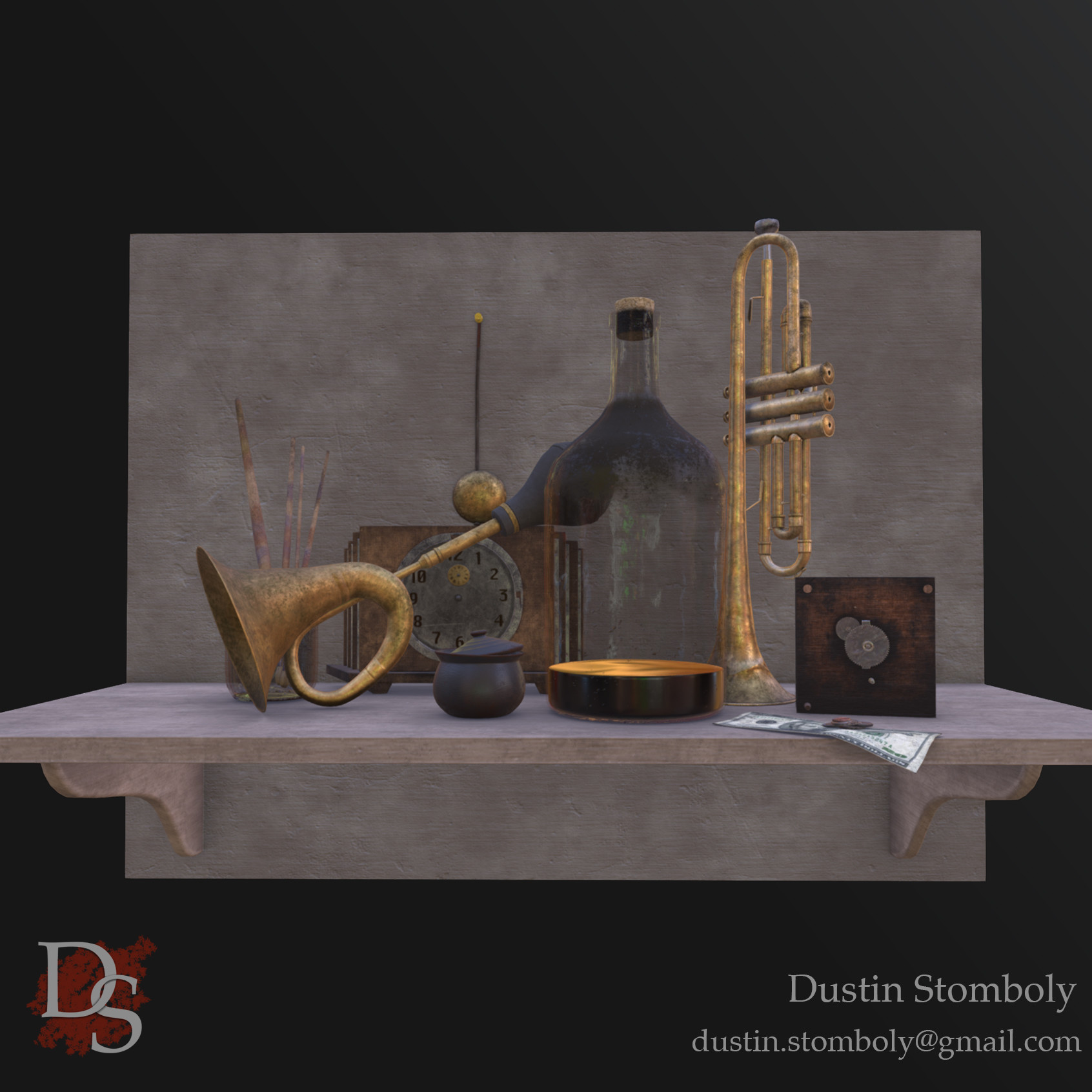 ArtStation - Shelf Still Life