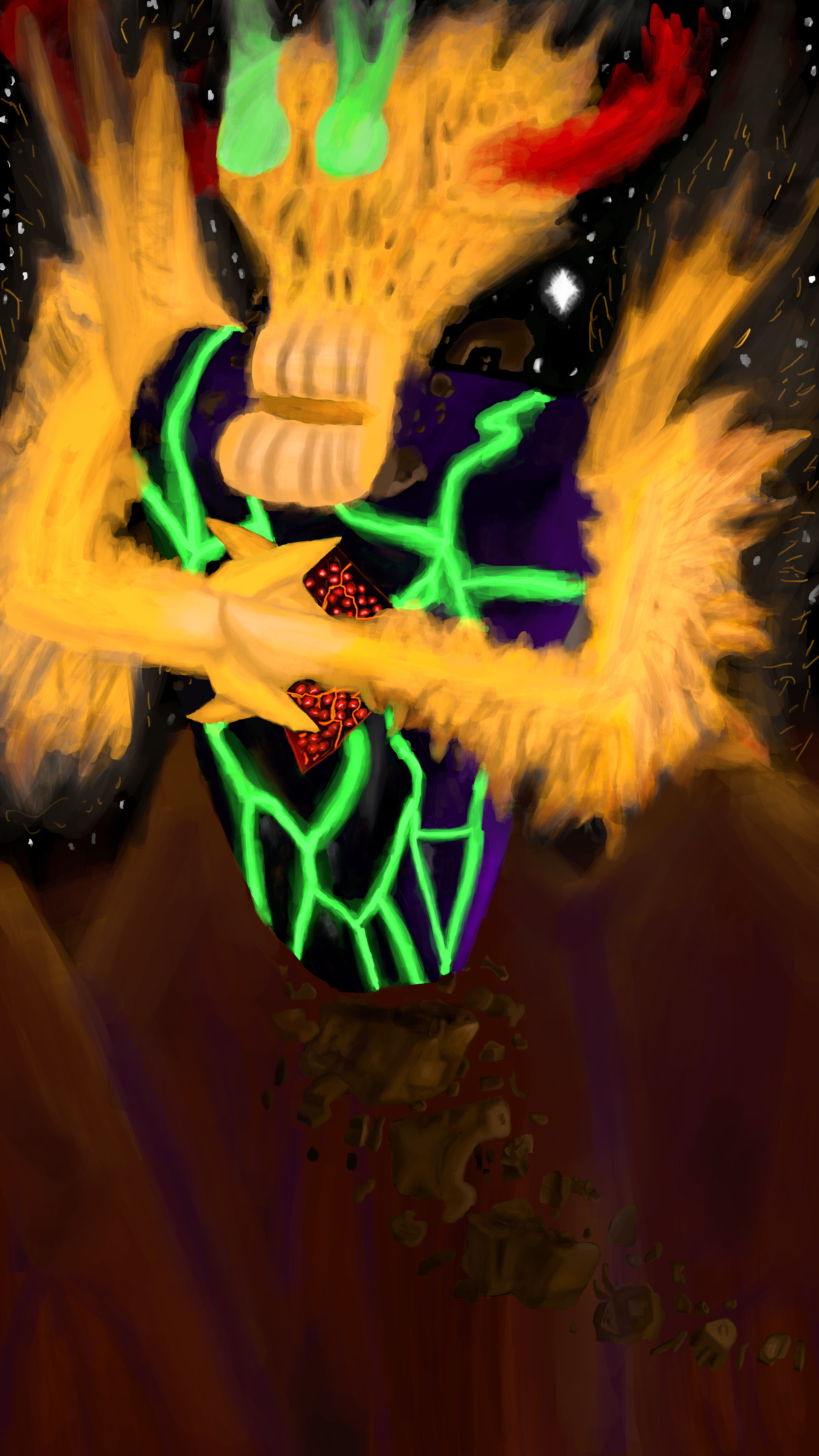 ArtStation - Corrupted Fire Elemental