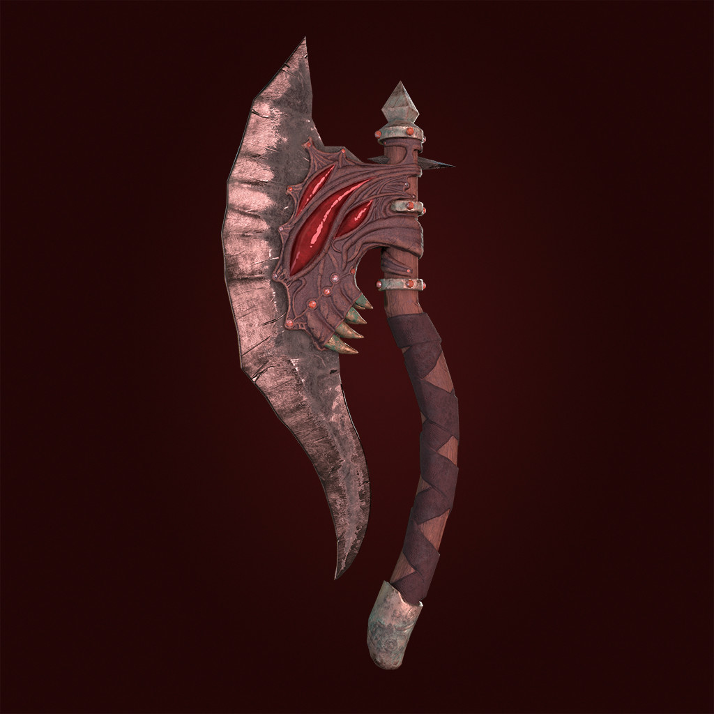 ArtStation - Demon's Eye Axe