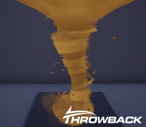 ArtStation - Stylized Dust Devil Particle Effect