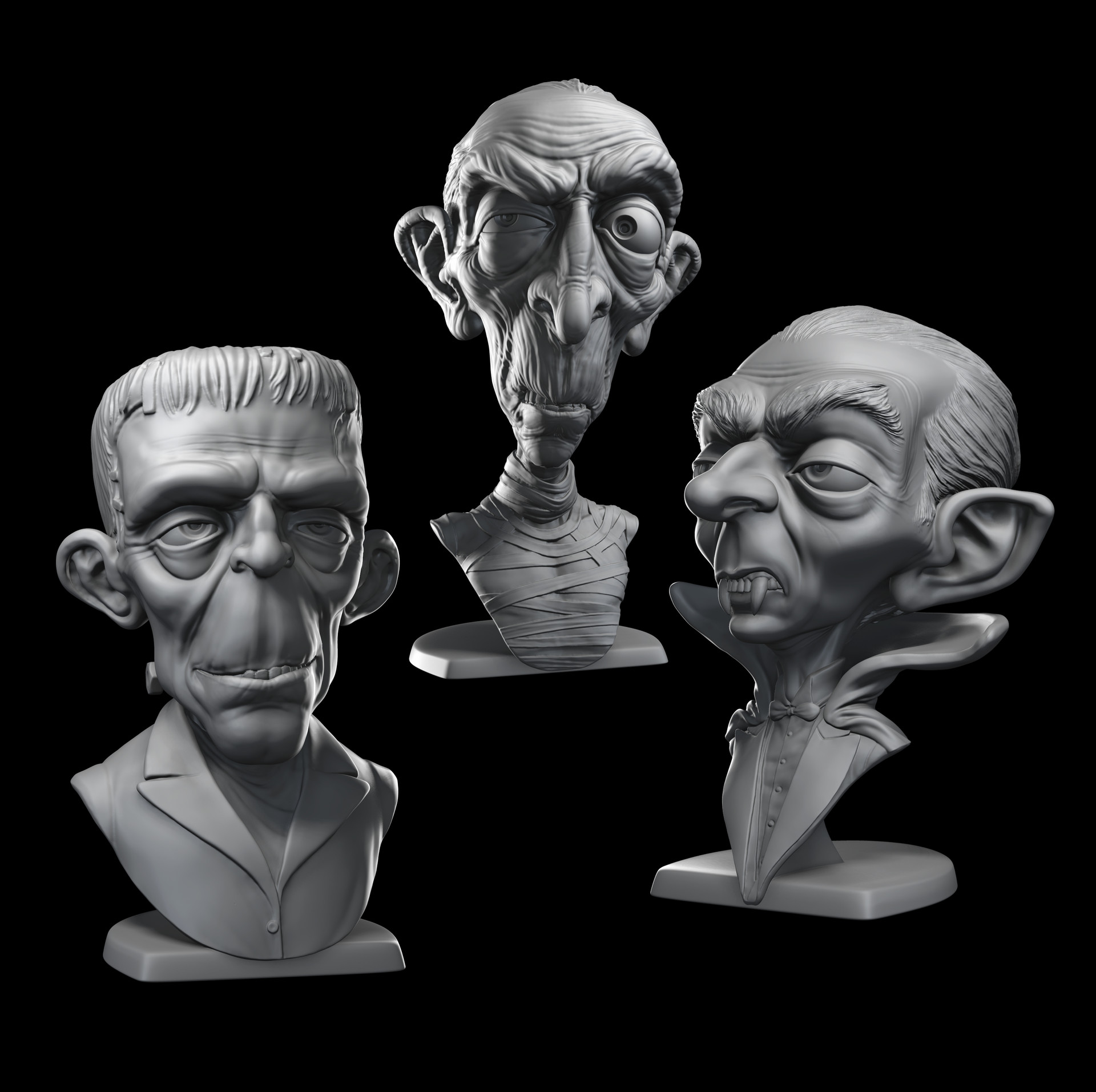 ArtStation - Classic monsters