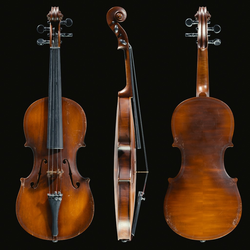 ArtStation - Old Maggini Violin