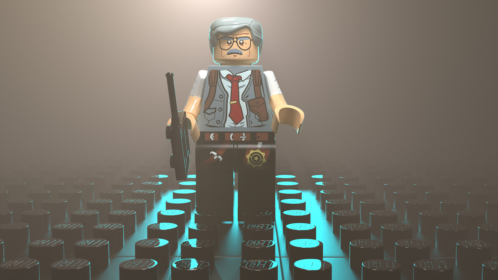 ArtStation - Commissioner Gordon (from "The Lego Movie")