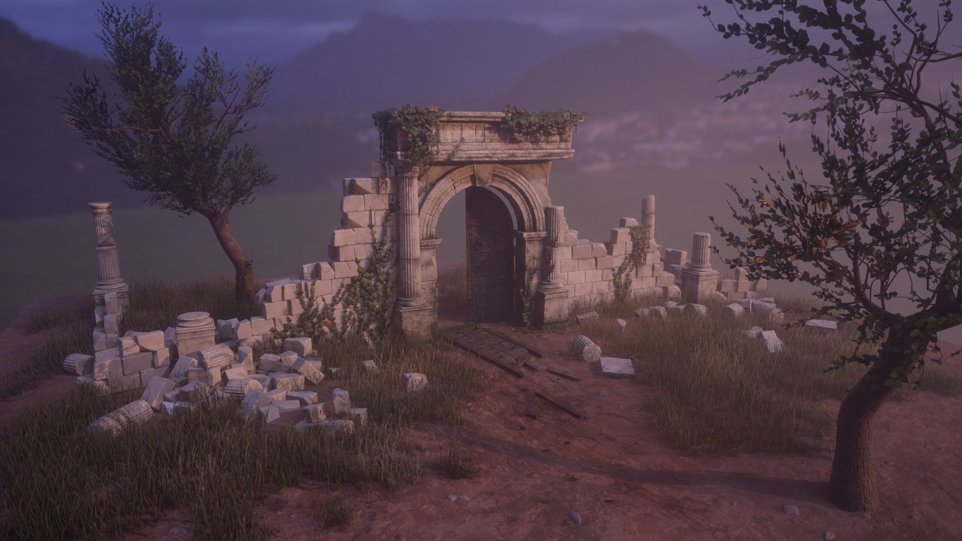 ArtStation - Roman Ruins Asset Breakdown.