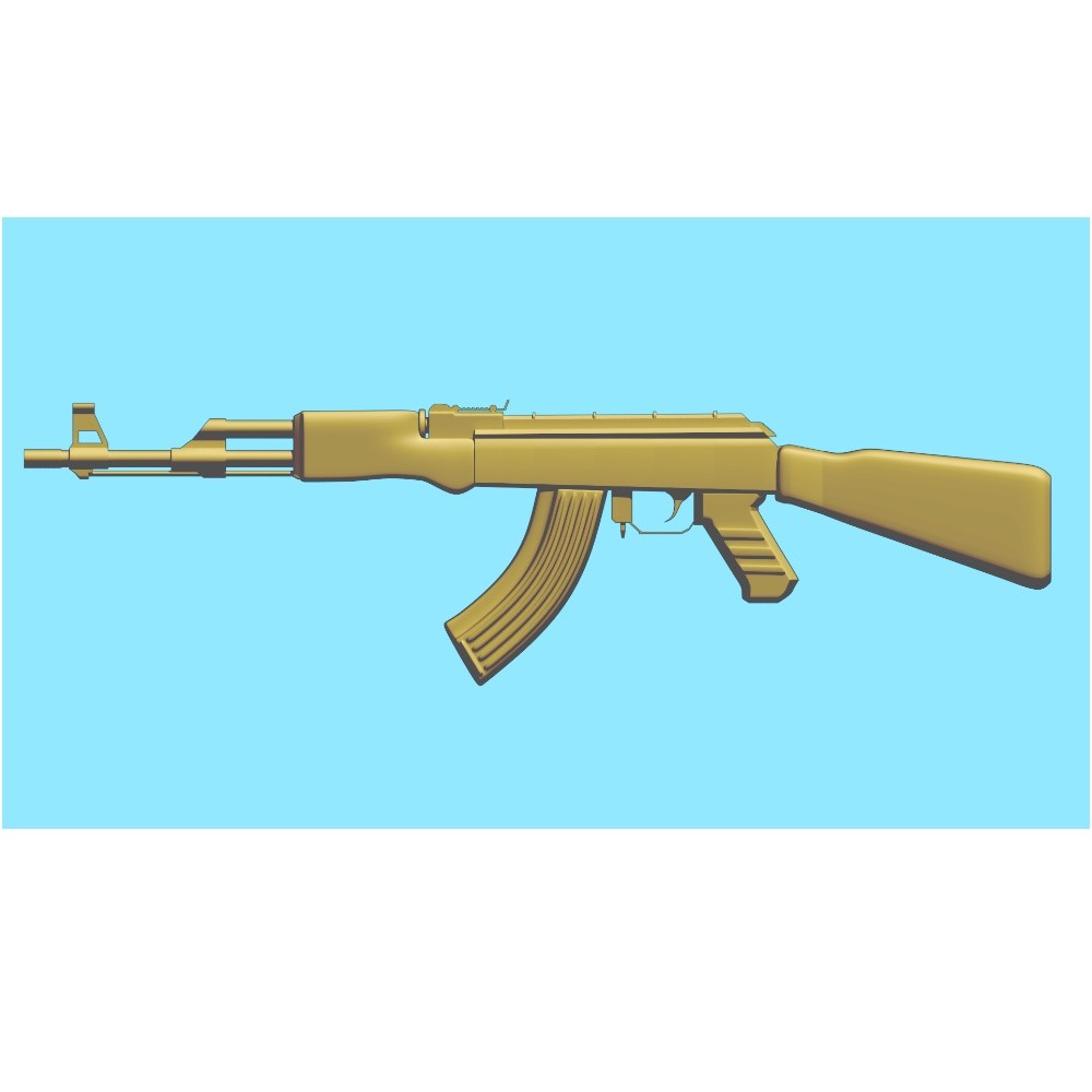 ArtStation - AKM Gun Modeling