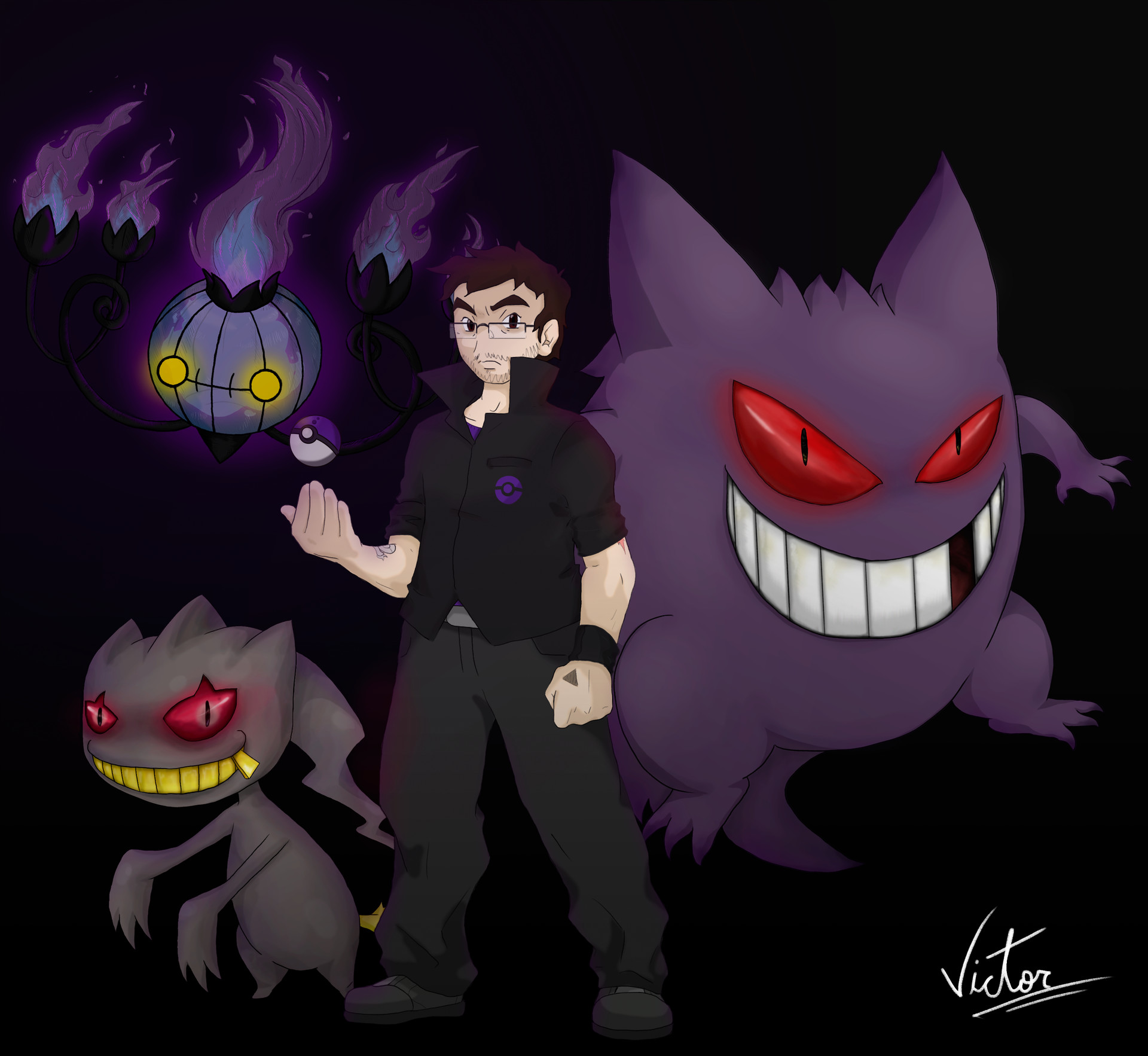 ArtStation - PKMN TRAINER VICTOR wants to battle!