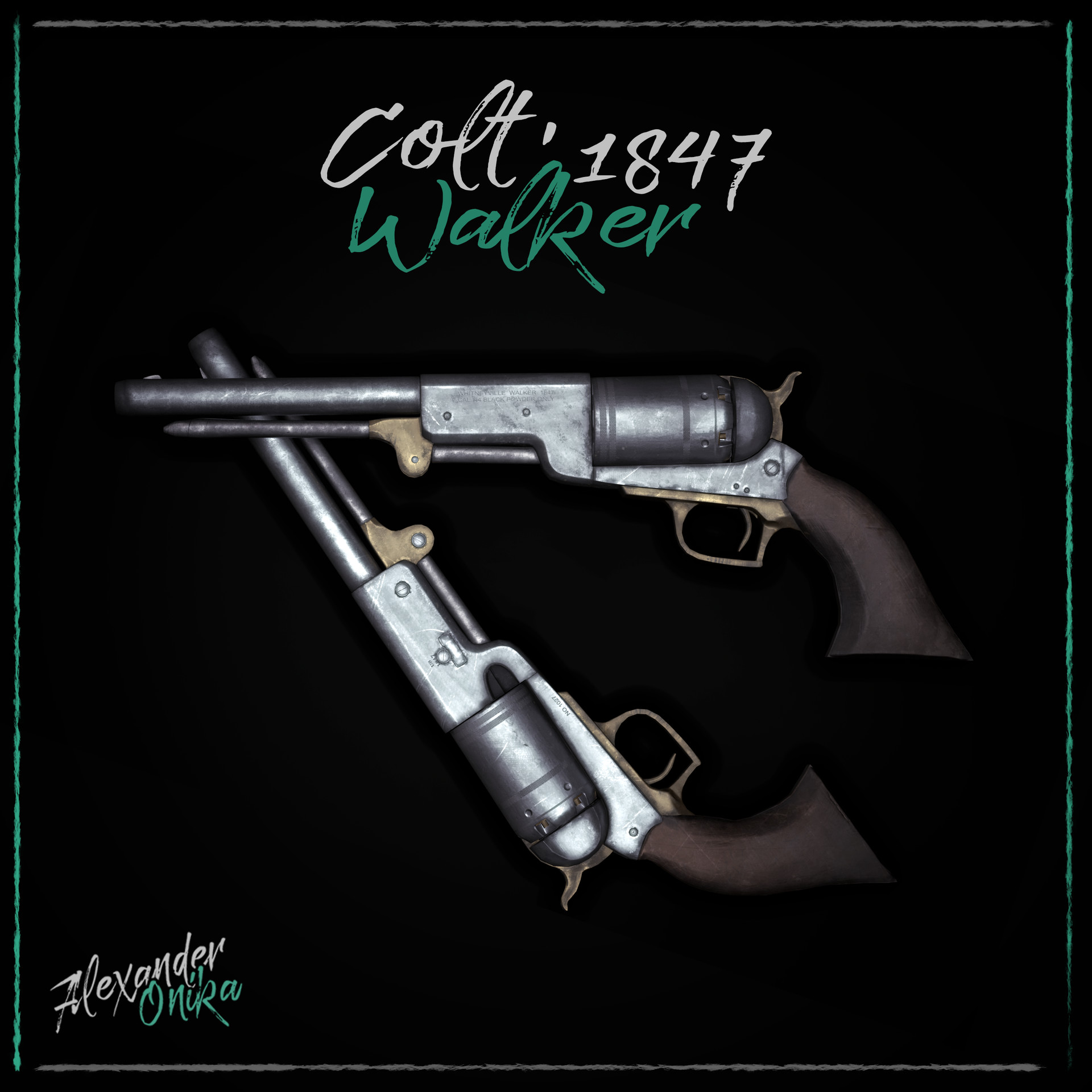 ArtStation - Colt Walker '1847