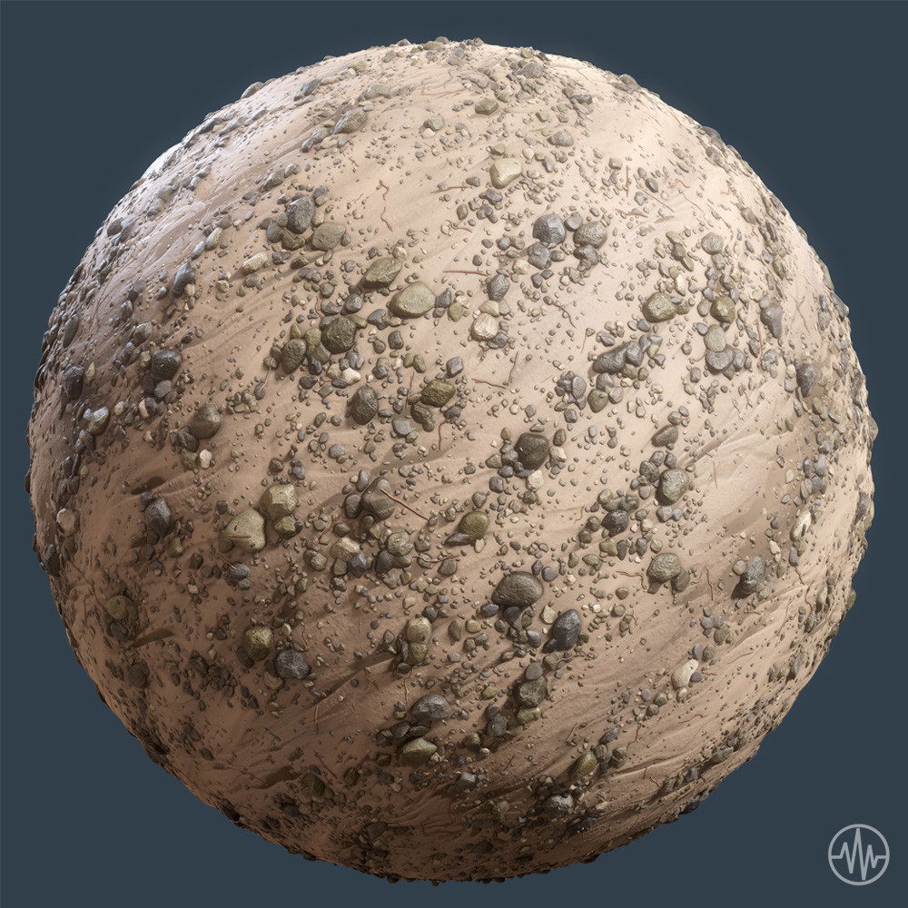 ArtStation - Beach Pebbles Substance