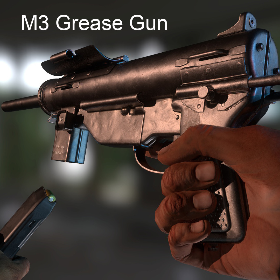 ArtStation - M3 Grease Gun Animations