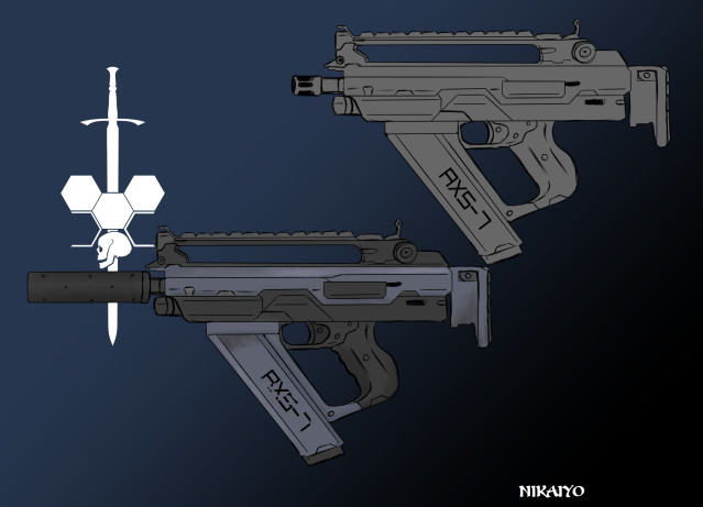 Matthew Watkins - ax5-7 machine pistol