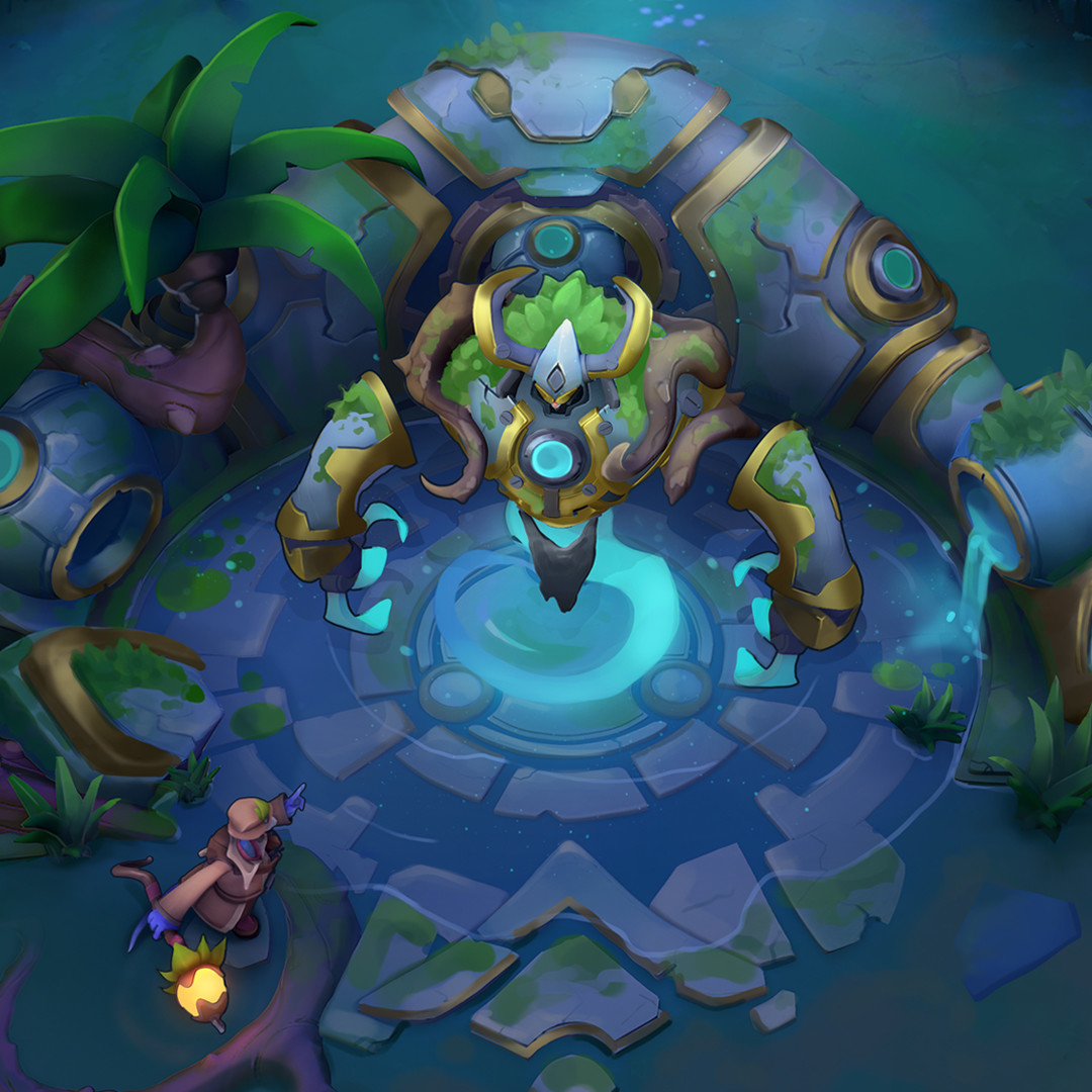 ArtStation - Spawn point + Tower redisign|Planet of heroes