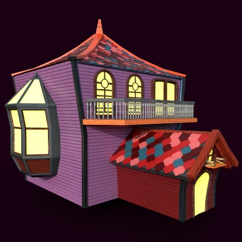 ArtStation - Cartoon house