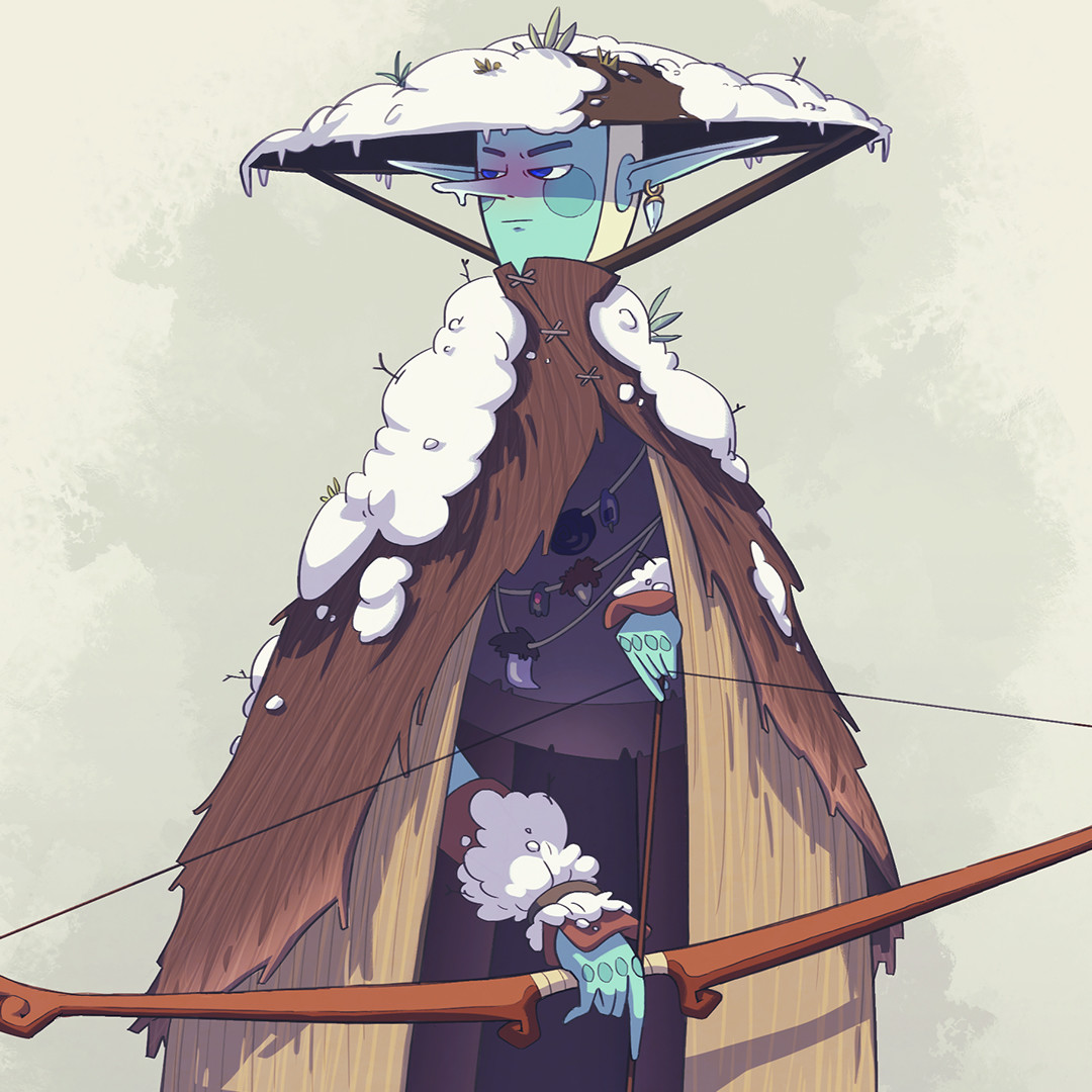 ArtStation - Frozen Elf