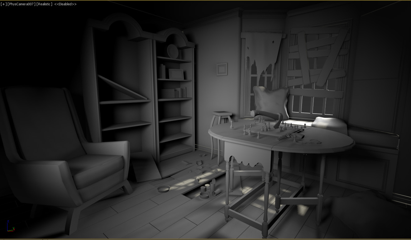 ArtStation - Abandoned Room Assets