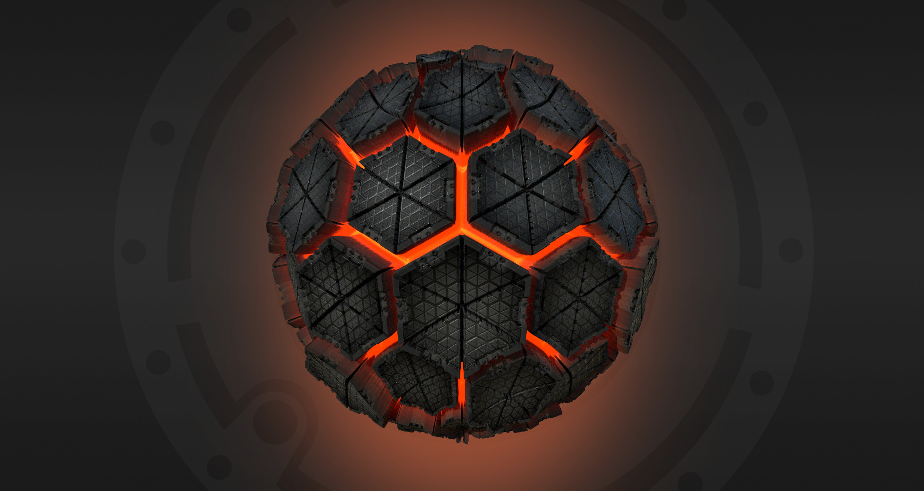 ArtStation - Tech Hex Metal Plate [Animated Substance Material]