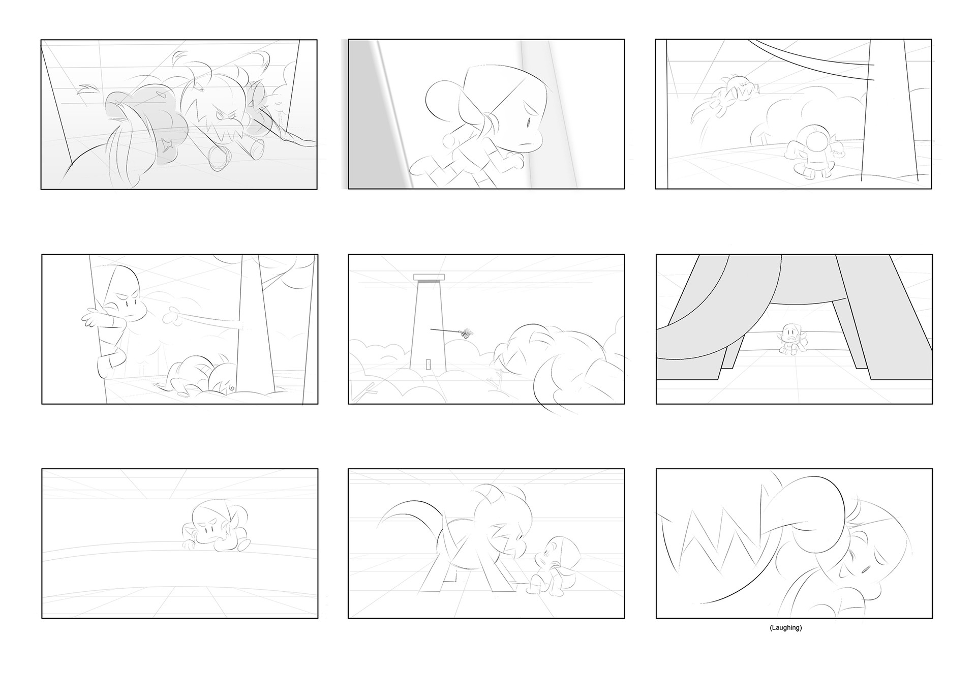 ArtStation - Thrill of the Chase Animatic and Storyboard