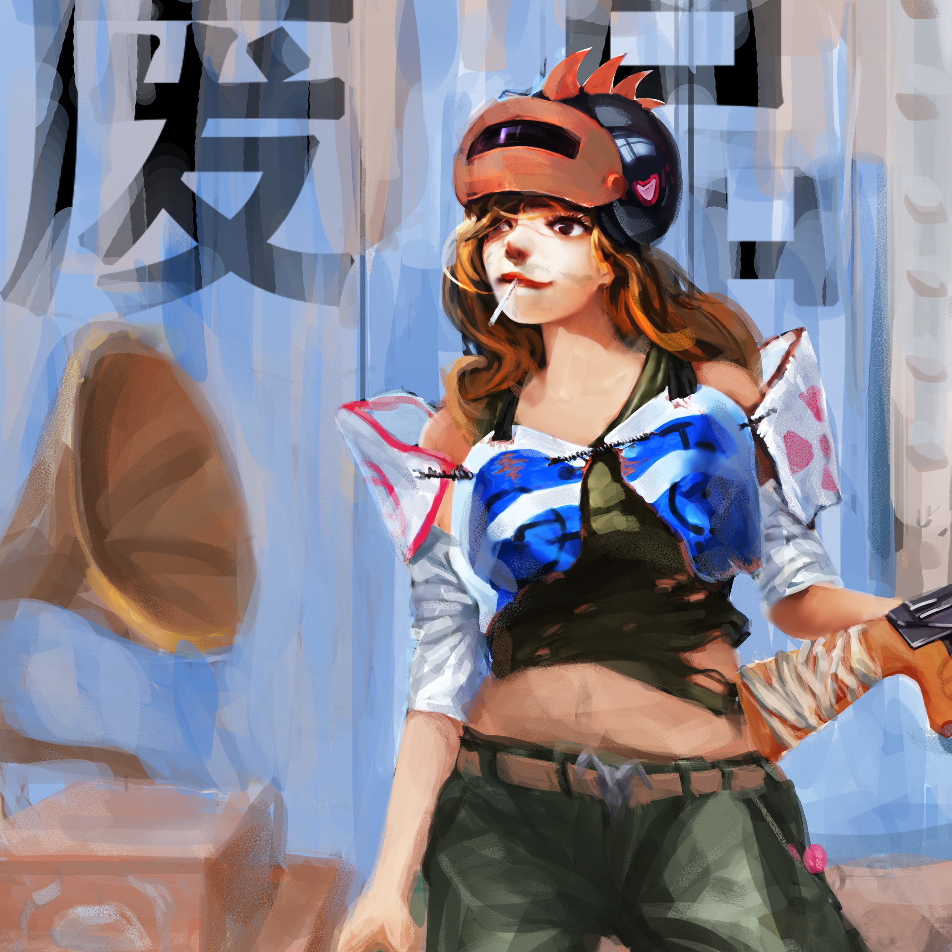 ArtStation - Scrap girl