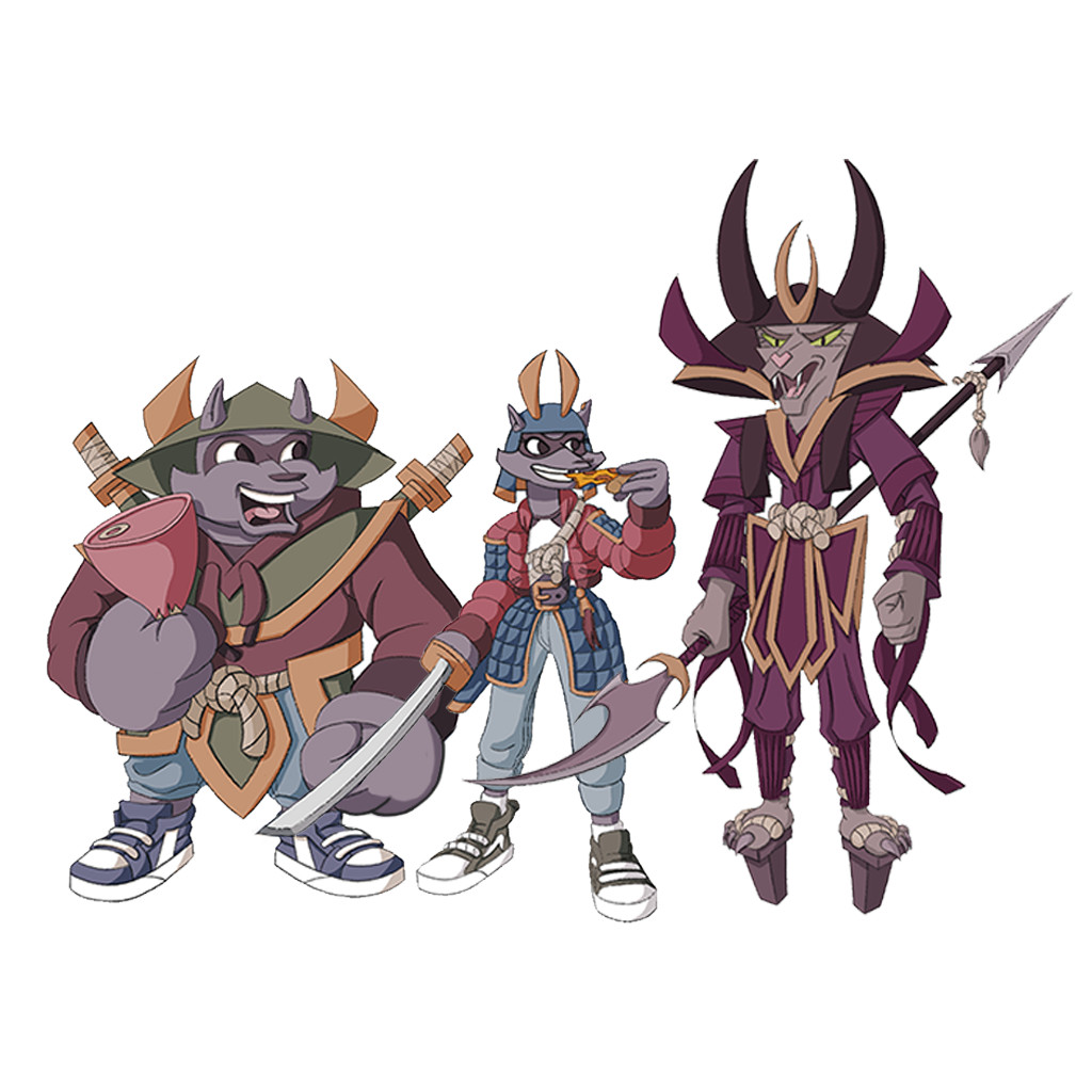 ArtStation - Samurai Raccoon