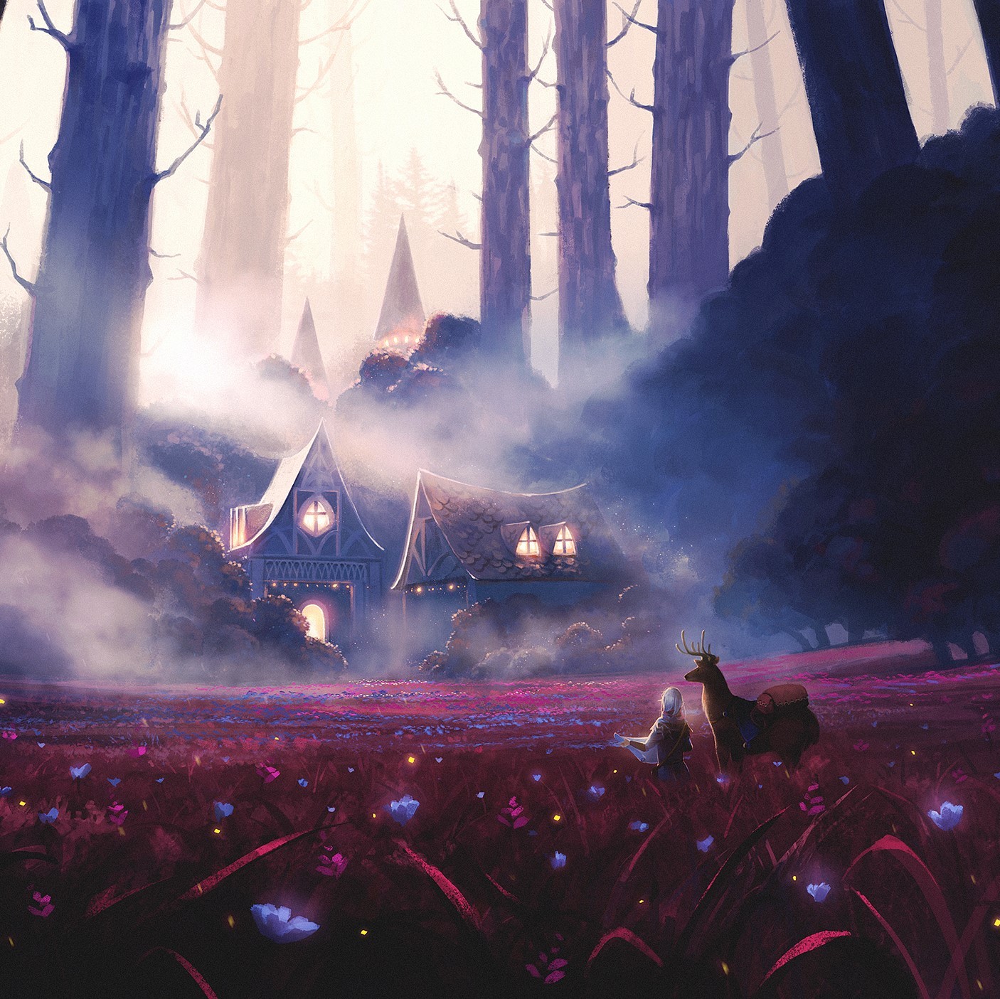 ArtStation - Foggy Inn