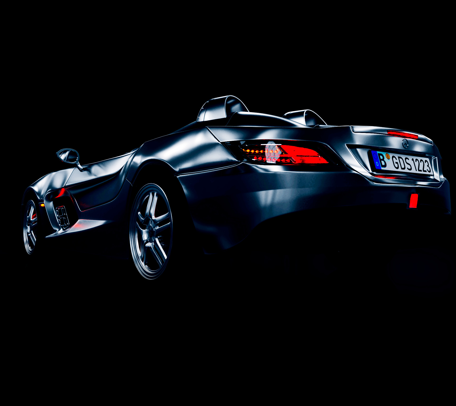 ArtStation - Mercedes Benz SLR Stirling Moss 3D Model