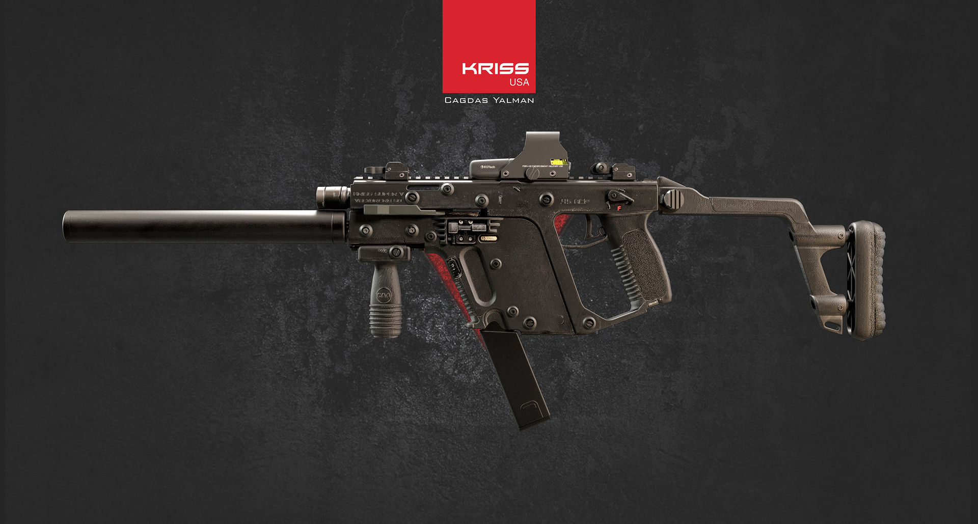 ArtStation - KRISS SuperV SMG with EoTech plus