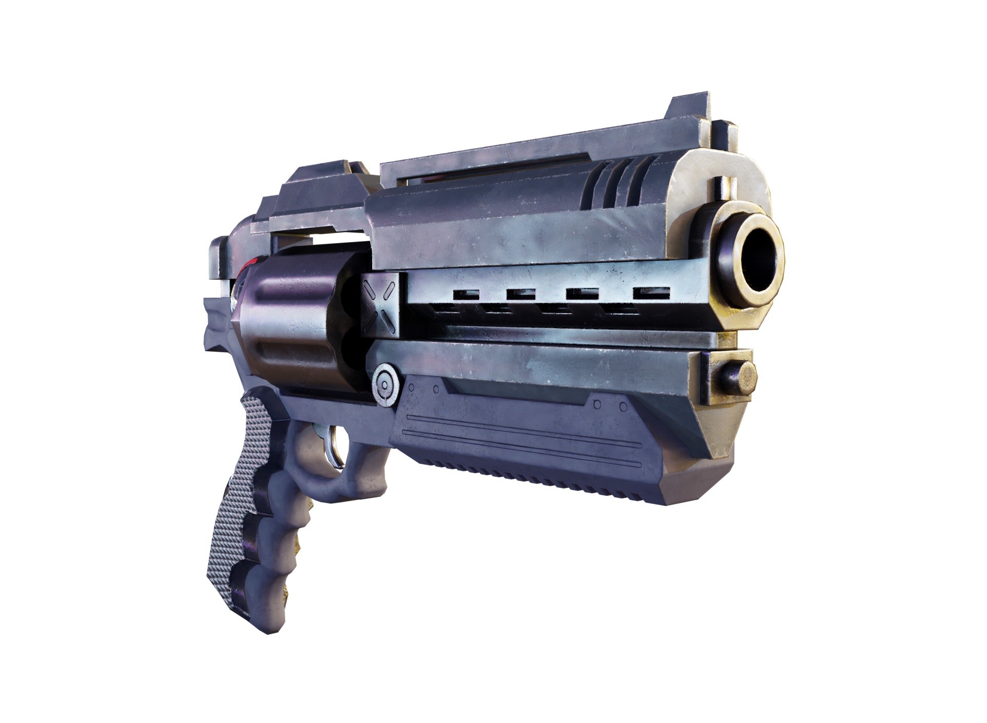 ArtStation - Stylized robust handgun