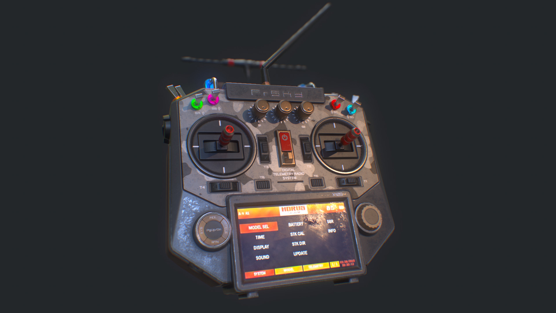 ArtStation - HORUS X10S transmitter/TBS Crossfire