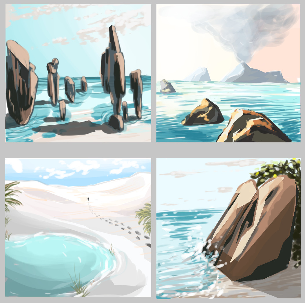 ArtStation - Landscape Thumbnails