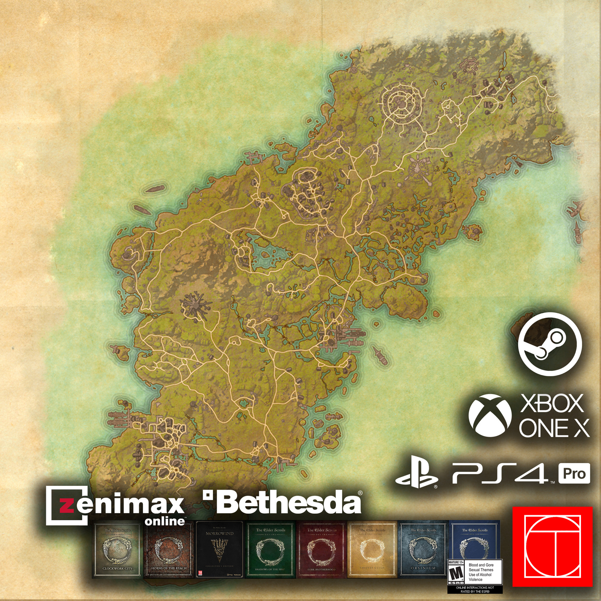 AAA Studios - The Elder Scrolls Online Maps