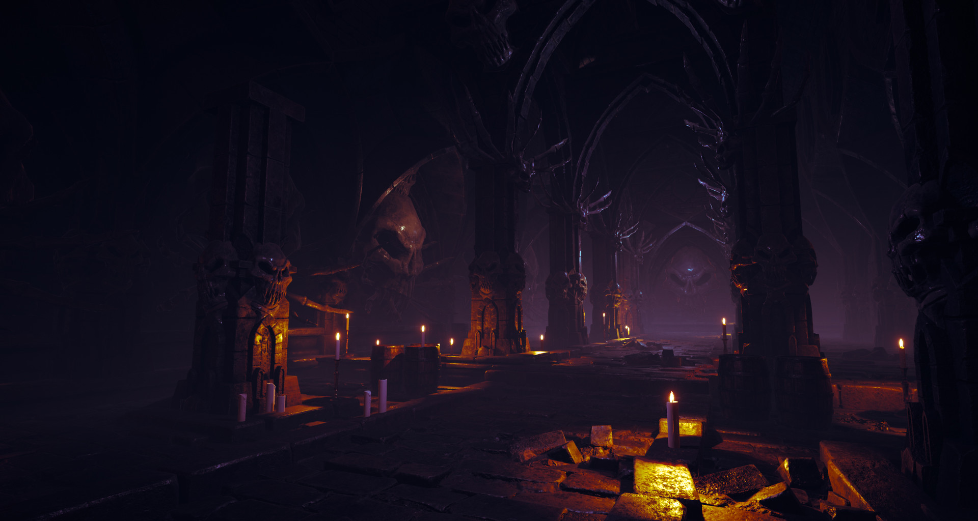 ArtStation - Personal Work - Skull Dungeon