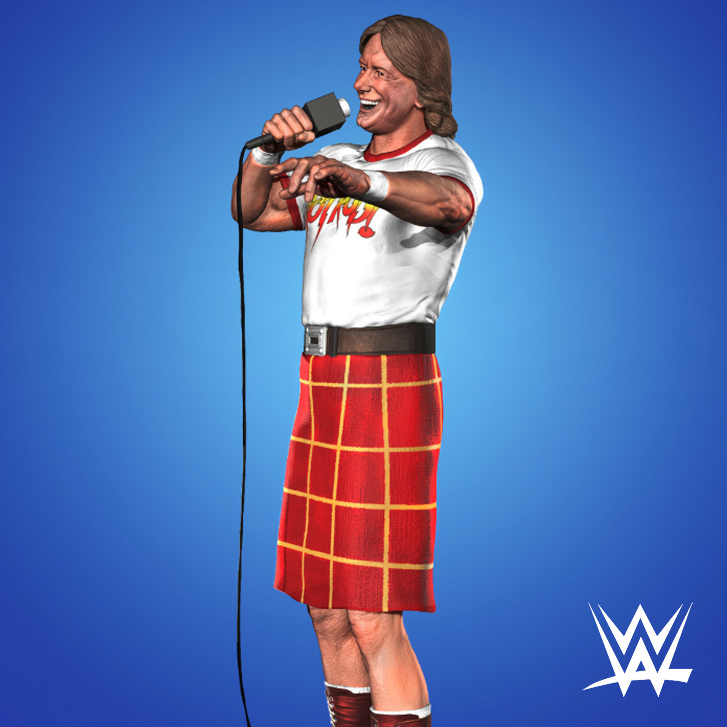 Tom Chouinard III - Roddy Piper -- WWE Immortal Moments Statue