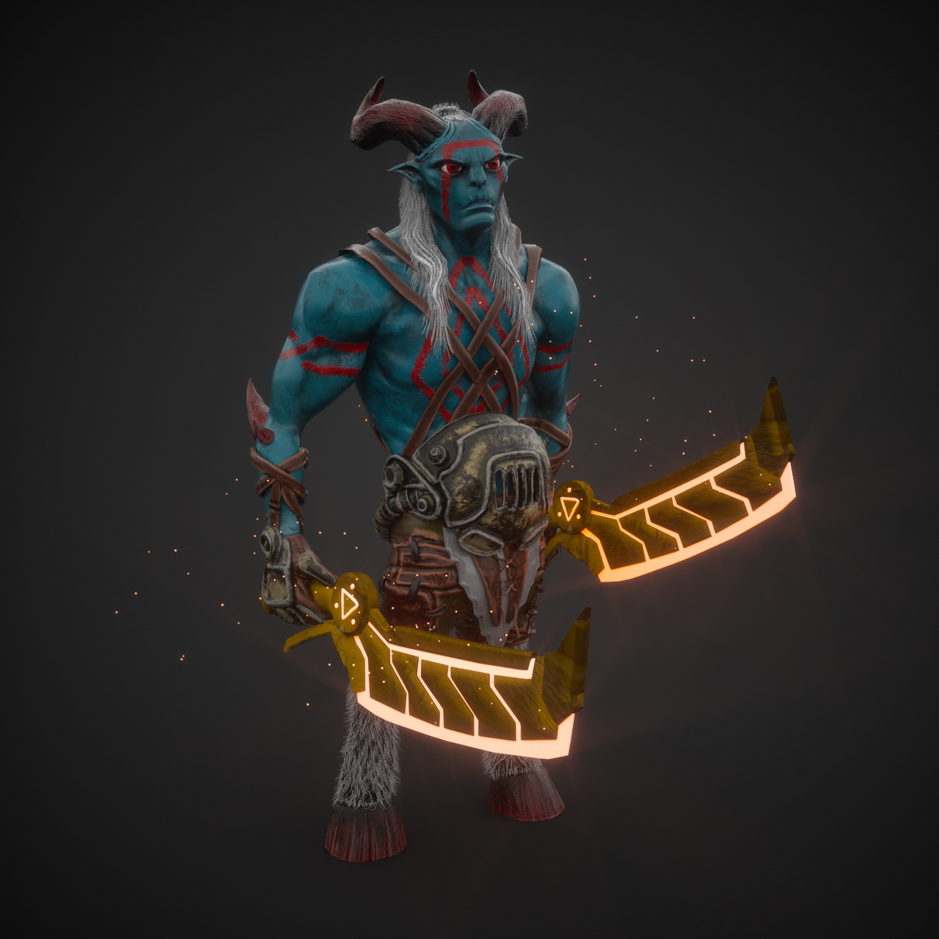 ArtStation - Demon Game Character