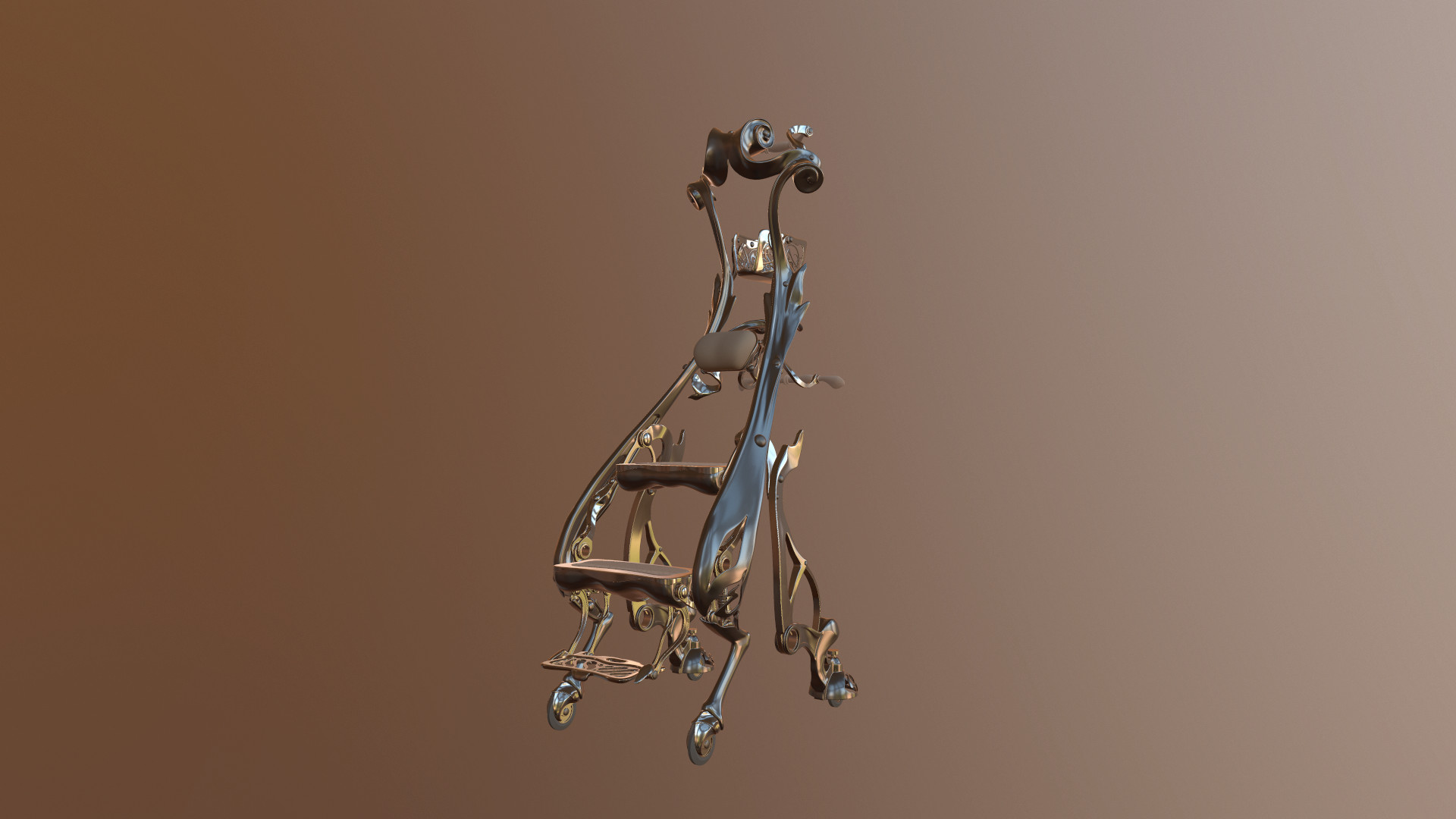 ArtStation - Library ladder