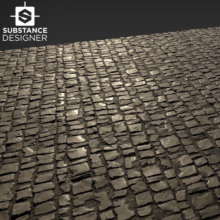ArtStation - Substance Designer - Pavement