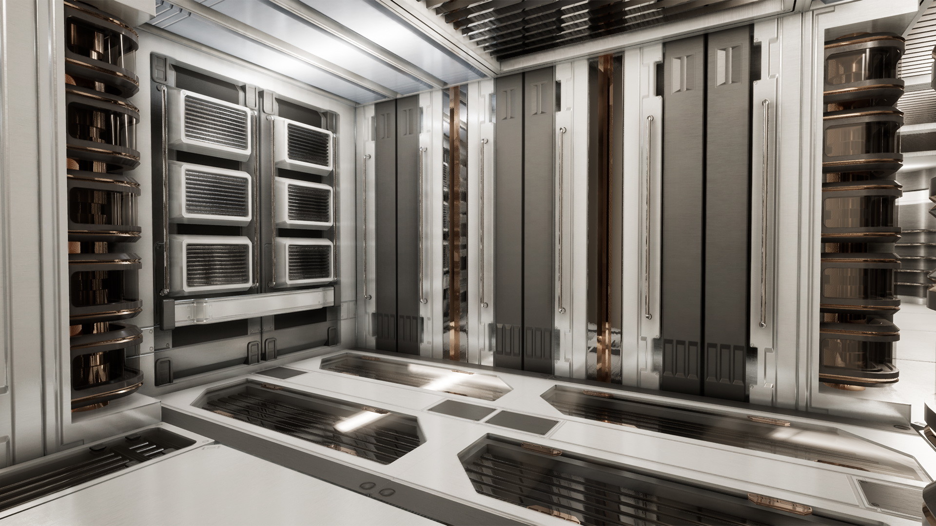 ArtStation - Modular Sci-Fi Environment: Hallway