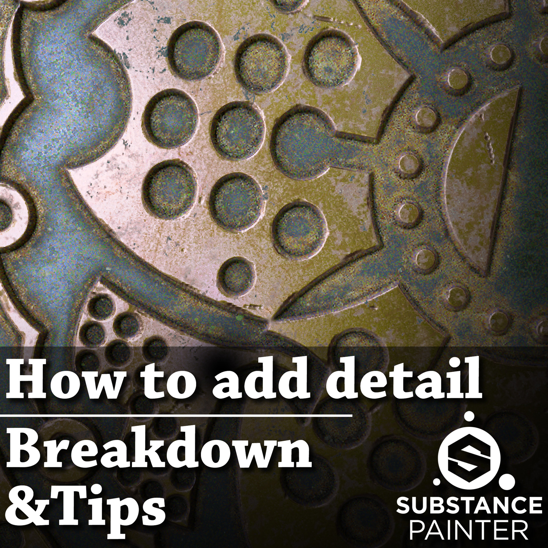 ArtStation - Manhole cover_Breakdown&Tips