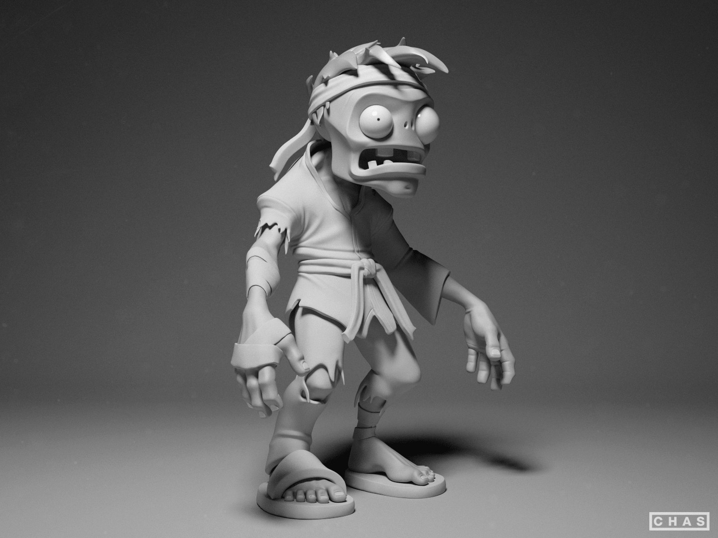ArtStation - Plants vs Zombies Sculpt