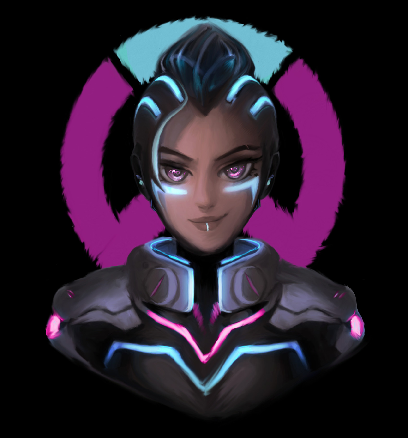 ArtStation - Fanart Sombra Overwatch