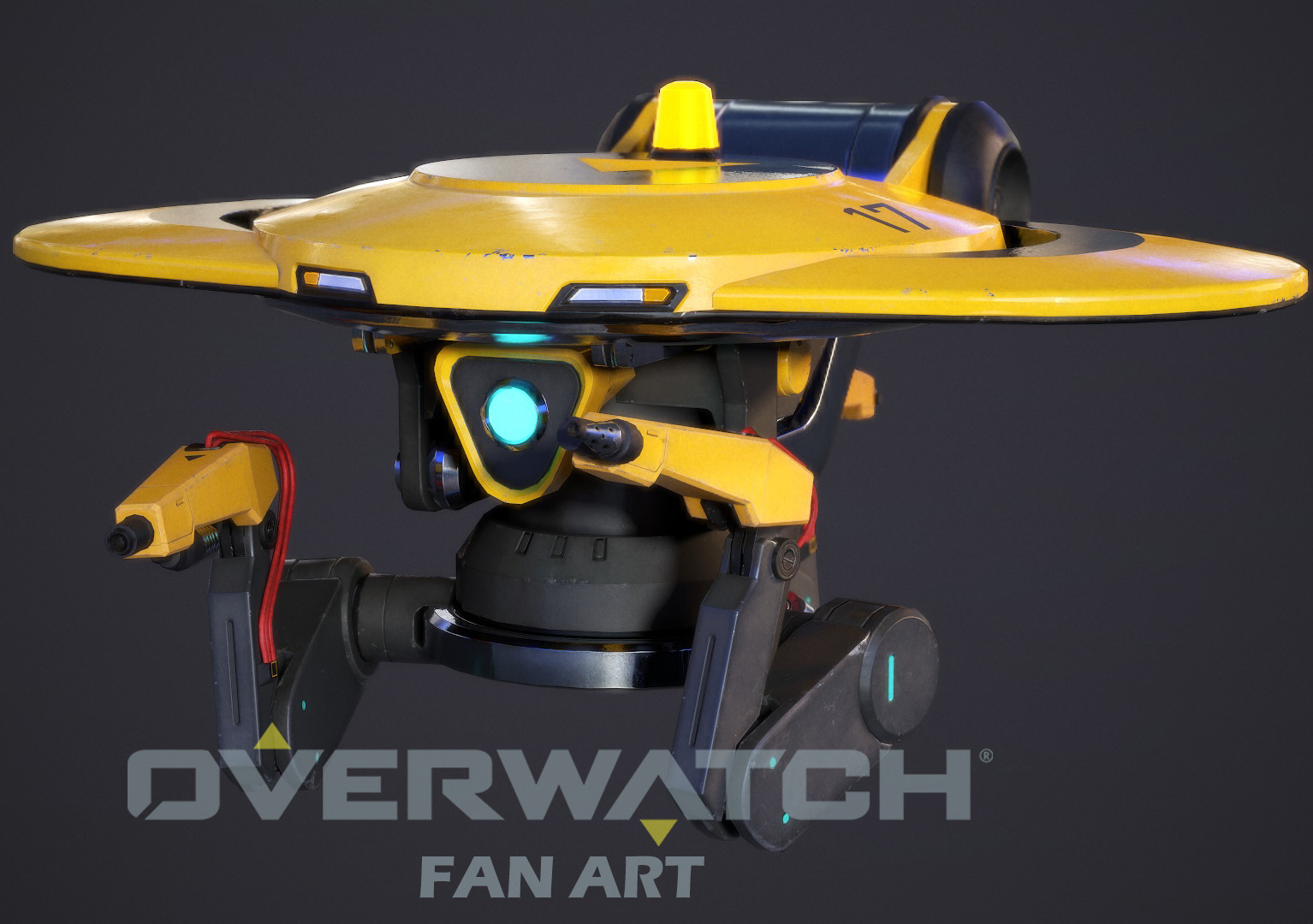 ArtStation - Overwatch robot fan art