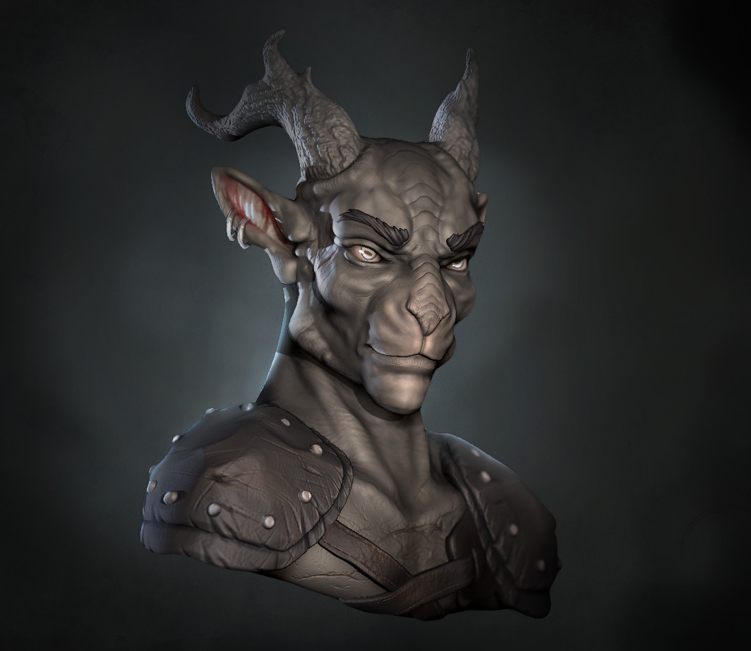 ArtStation - Creature Bust