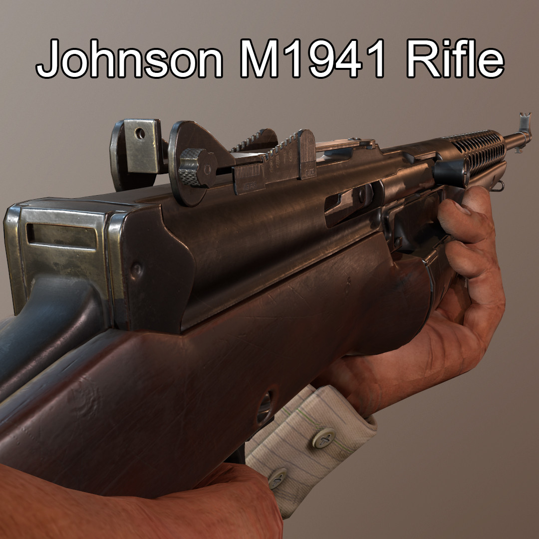 ArtStation - Johnson m1941 Rifle Animations