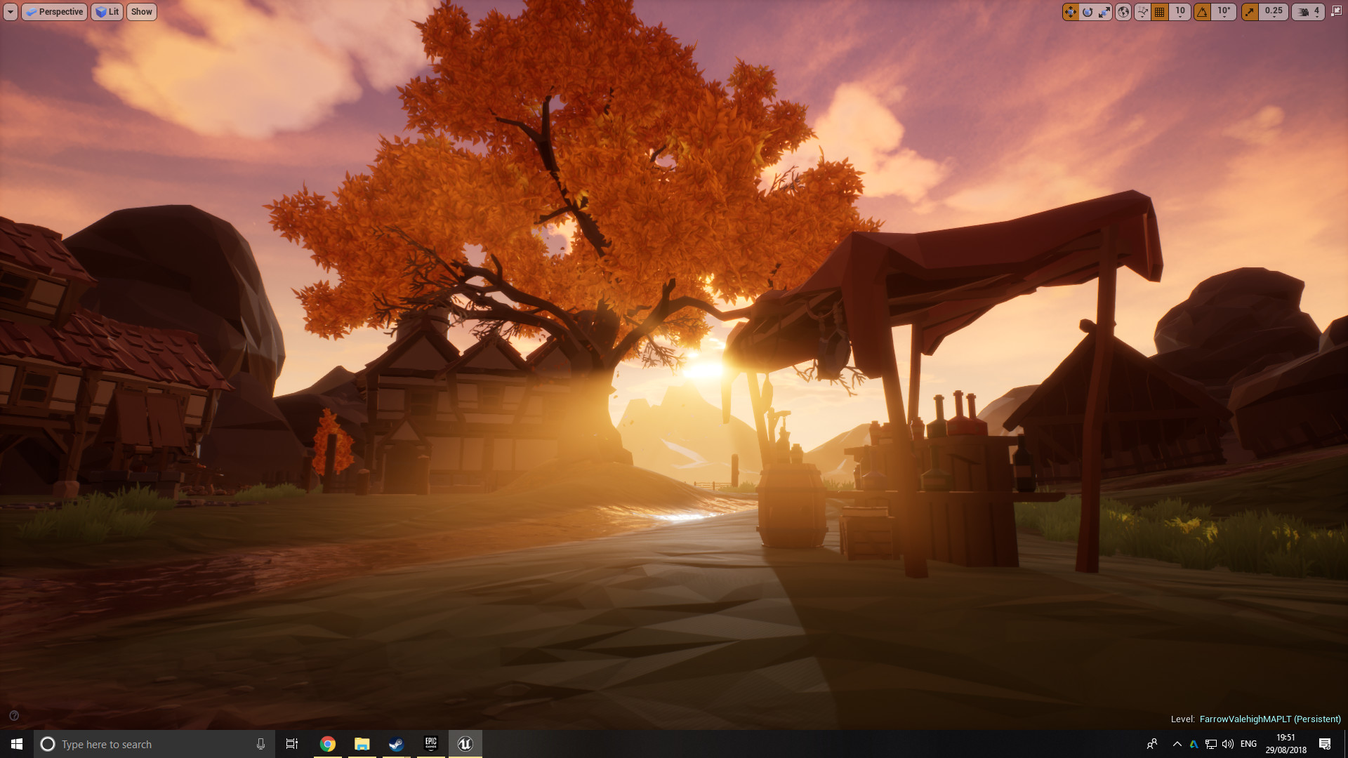 ArtStation - Fable inspired level Design for a town