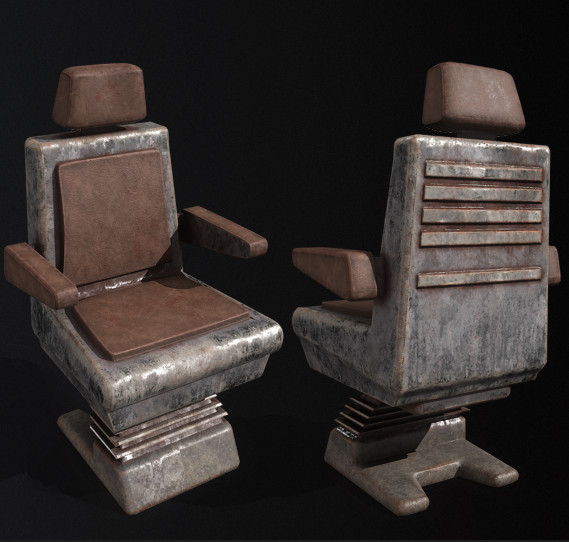 ArtStation - Fallout: Miami - Enclave Furniture