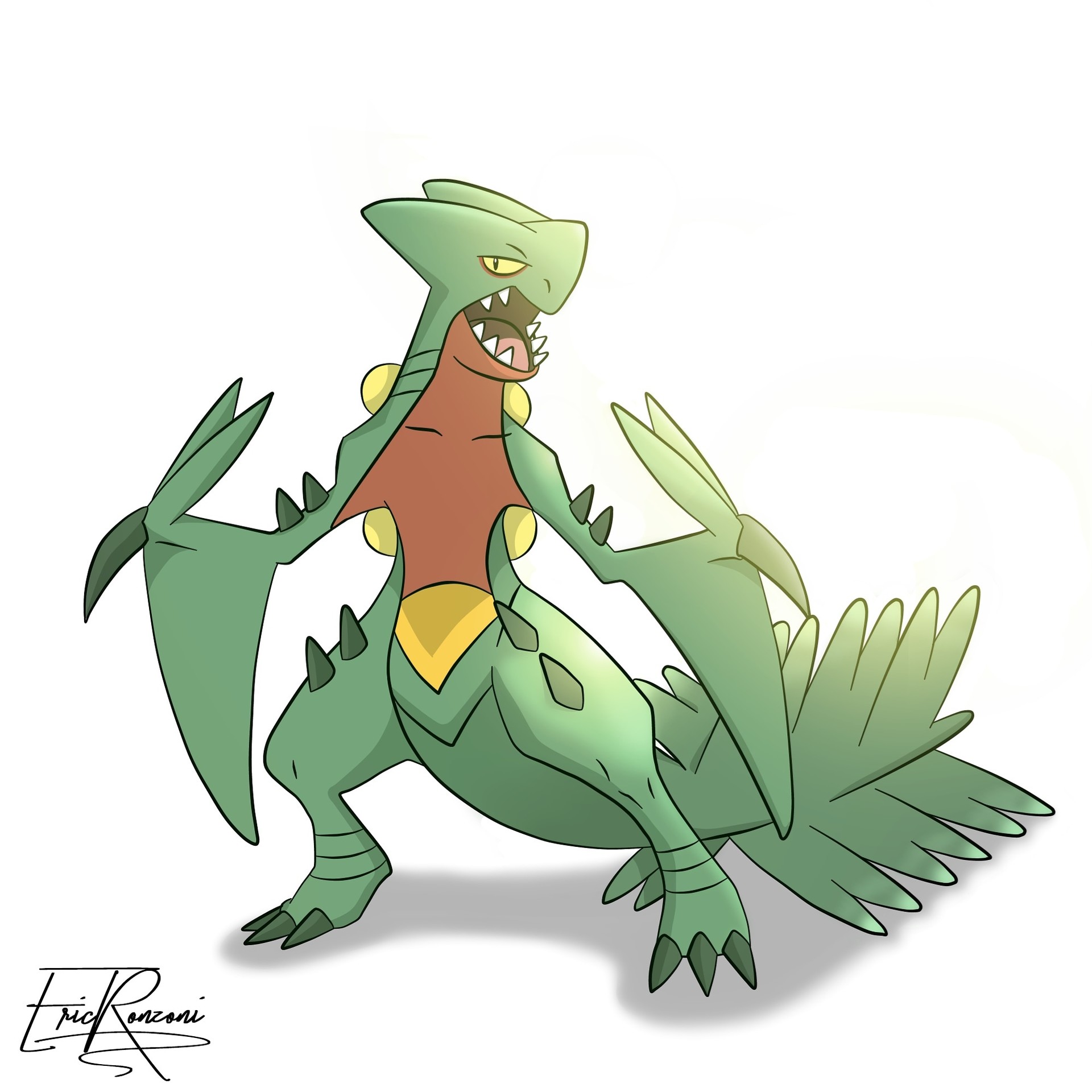 ArtStation - Scepchomp // Pokémon Fusion