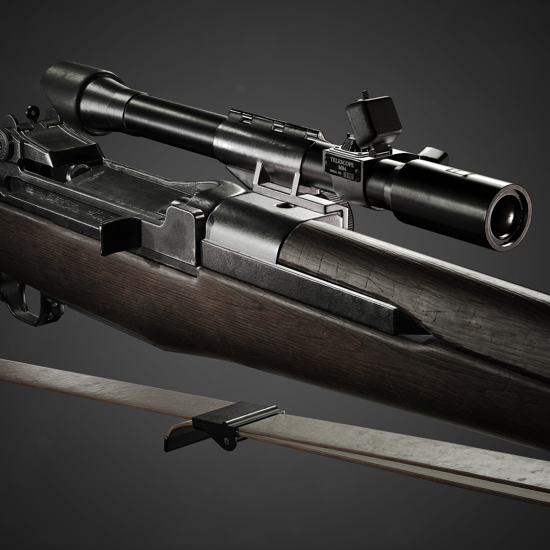ArtStation - Garand M1D - Sniper